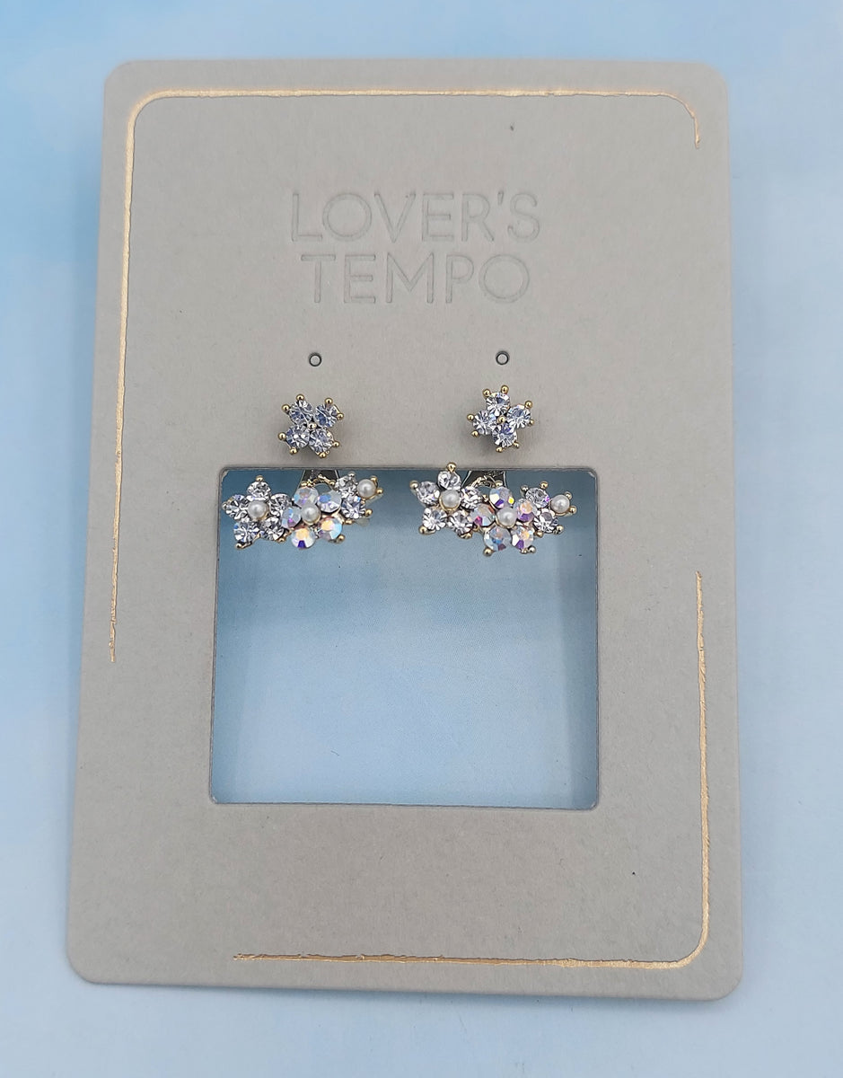 Petal Pusher Ear Jacket Earrings – Marie's Jewelry Store